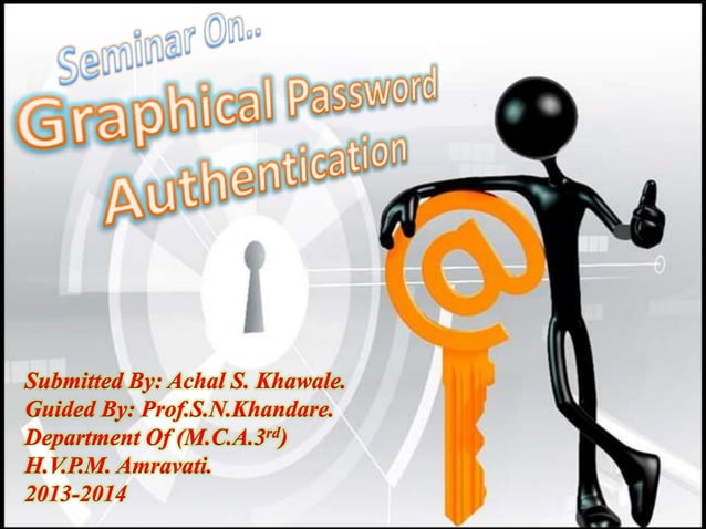 Graphical Password Authentication | PPTX | Internet | Computing