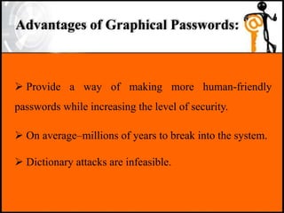 Graphical Password Authentication | PPTX