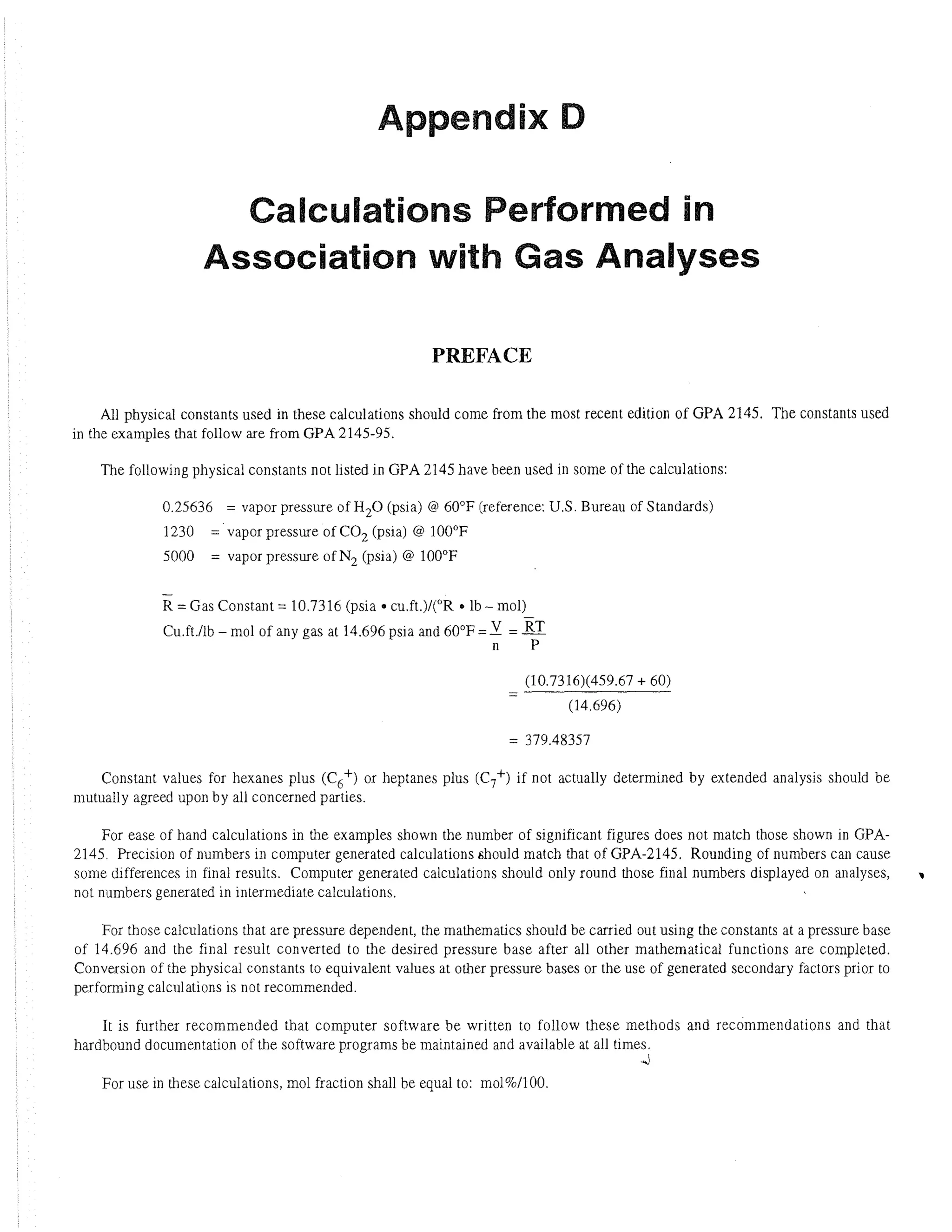 GPA 2261 Standard for Gas Composition and Heating Values | PDF