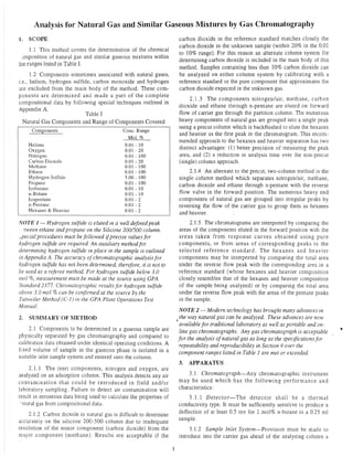 GPA 2261 Standard for Gas Composition and Heating Values | PDF