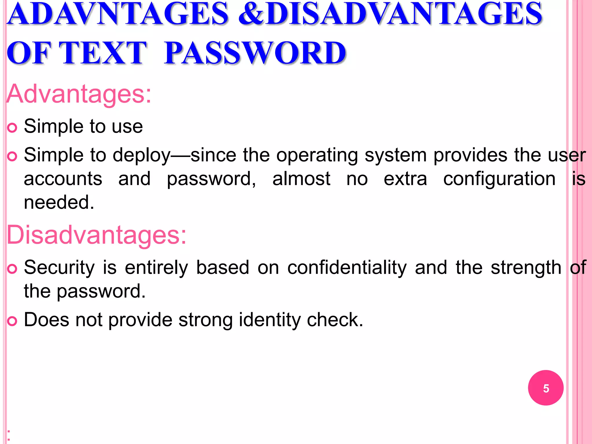 Graphical Password Authentication | PPT