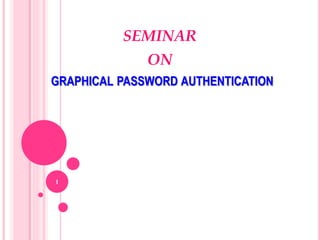 Graphical Password Authentication | PPT