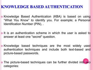 Graphical Password Authentication | PPT