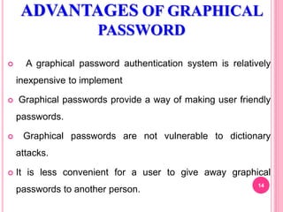 Graphical Password Authentication | PPT