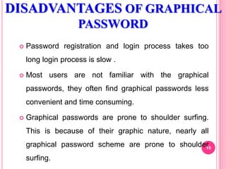 Graphical Password Authentication | PPT