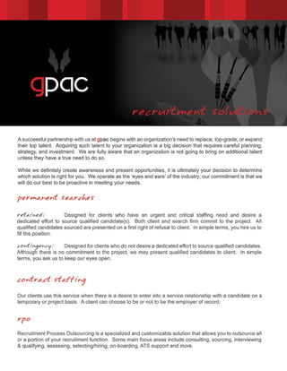 Gpac -who we are and how we help | PDF