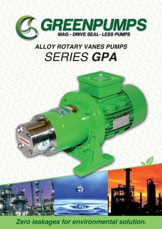 Catálogo Greenpumps _ GPA | PDF