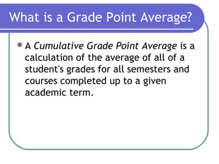 Gpa made easy professional development | PPT