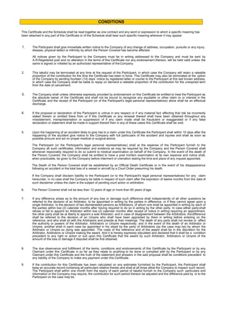 POLICY WORDING & CLAIM FORM | PDF