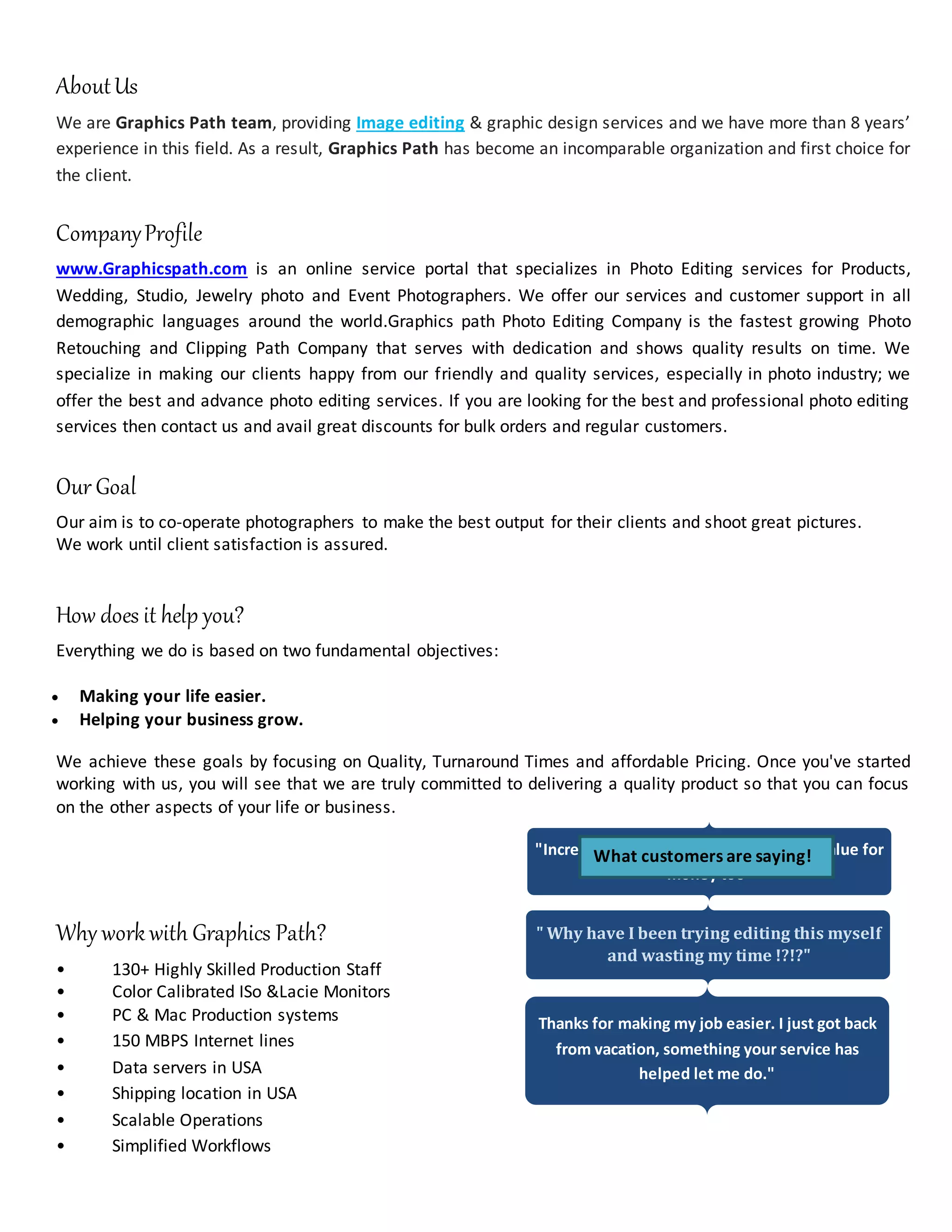 Photo editing proposal | PDF