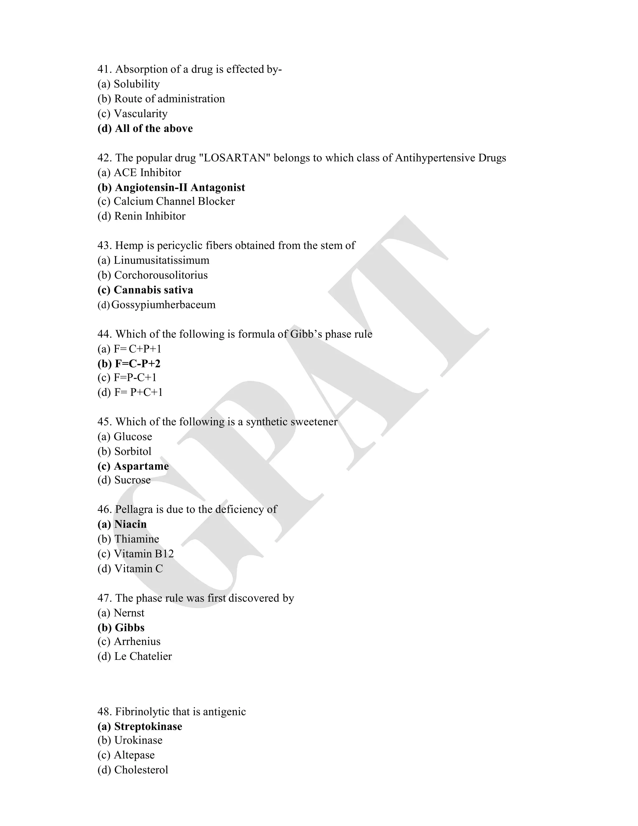 Gpat important questions with answers | PPTX