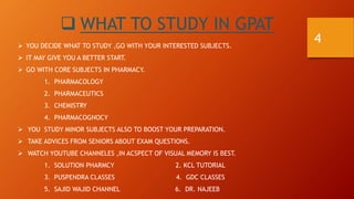 Gpat preparation tips | PPT