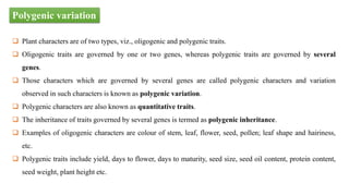 Analysis of Polygenic Traits (GPB-602) | PPTX