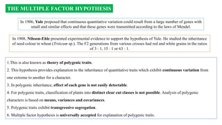 Analysis of Polygenic Traits (GPB-602) | PPTX