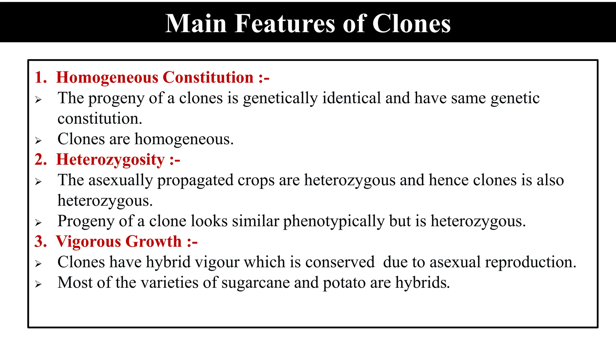 plant breeding methods in asexually or clonally propagated crops | PPTX