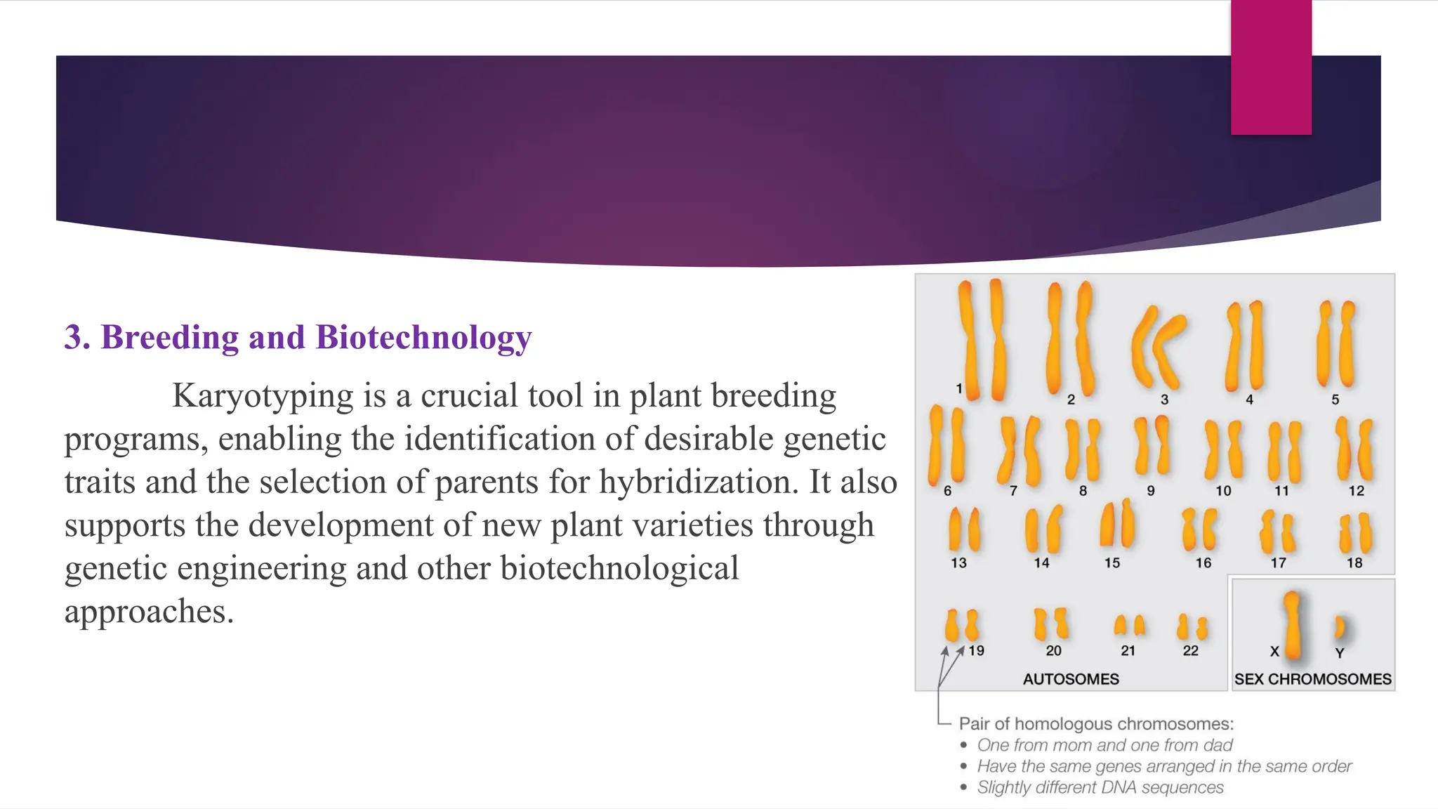 Karyotyping techniques, In-situ hybridization and various applications ...