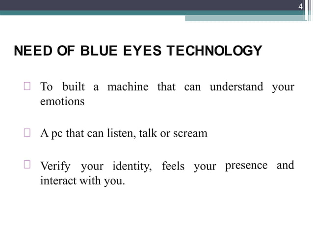 blue eye_technology | PPTX