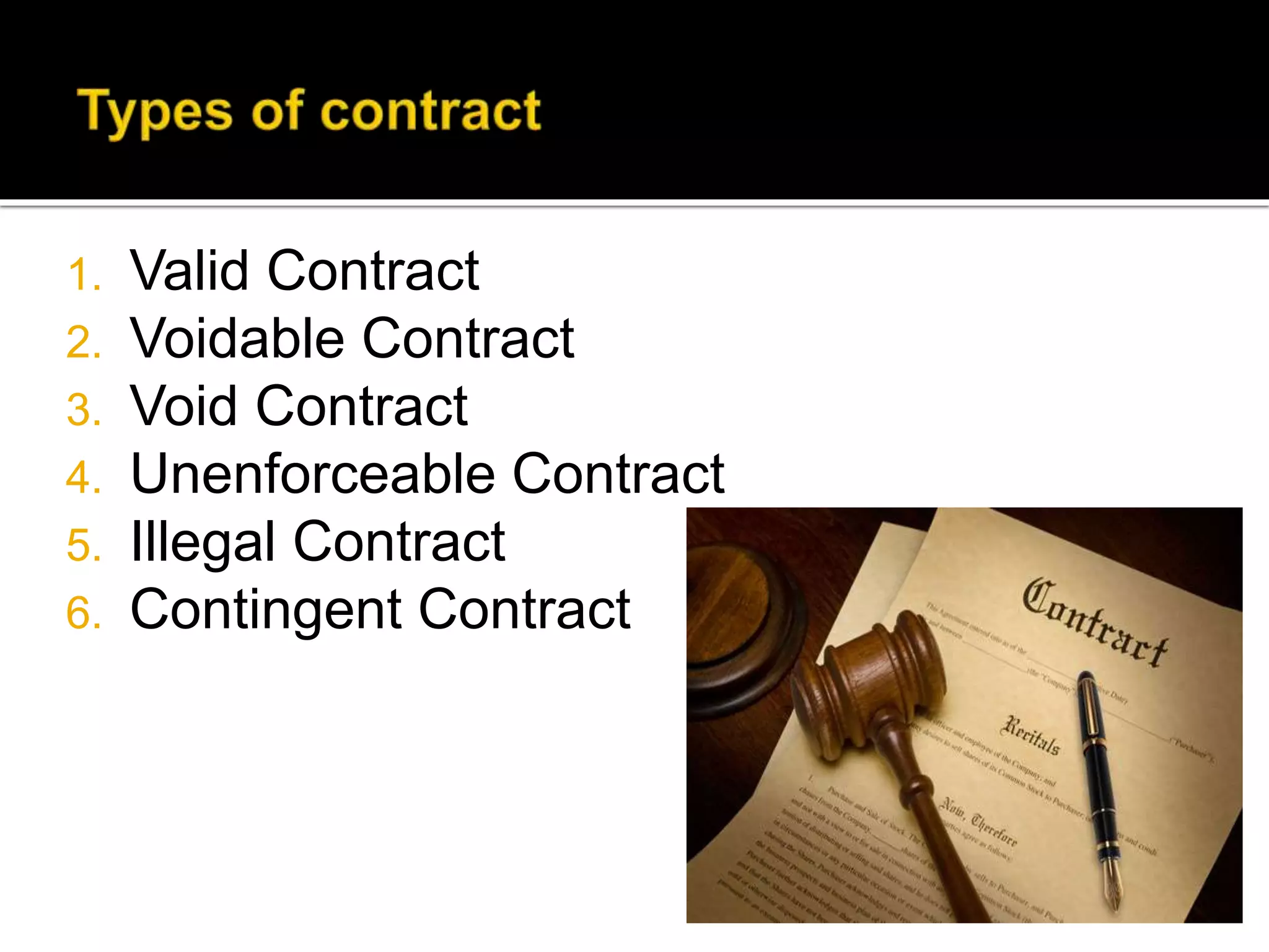 Types of contract | PPTX
