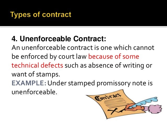 Types of contract