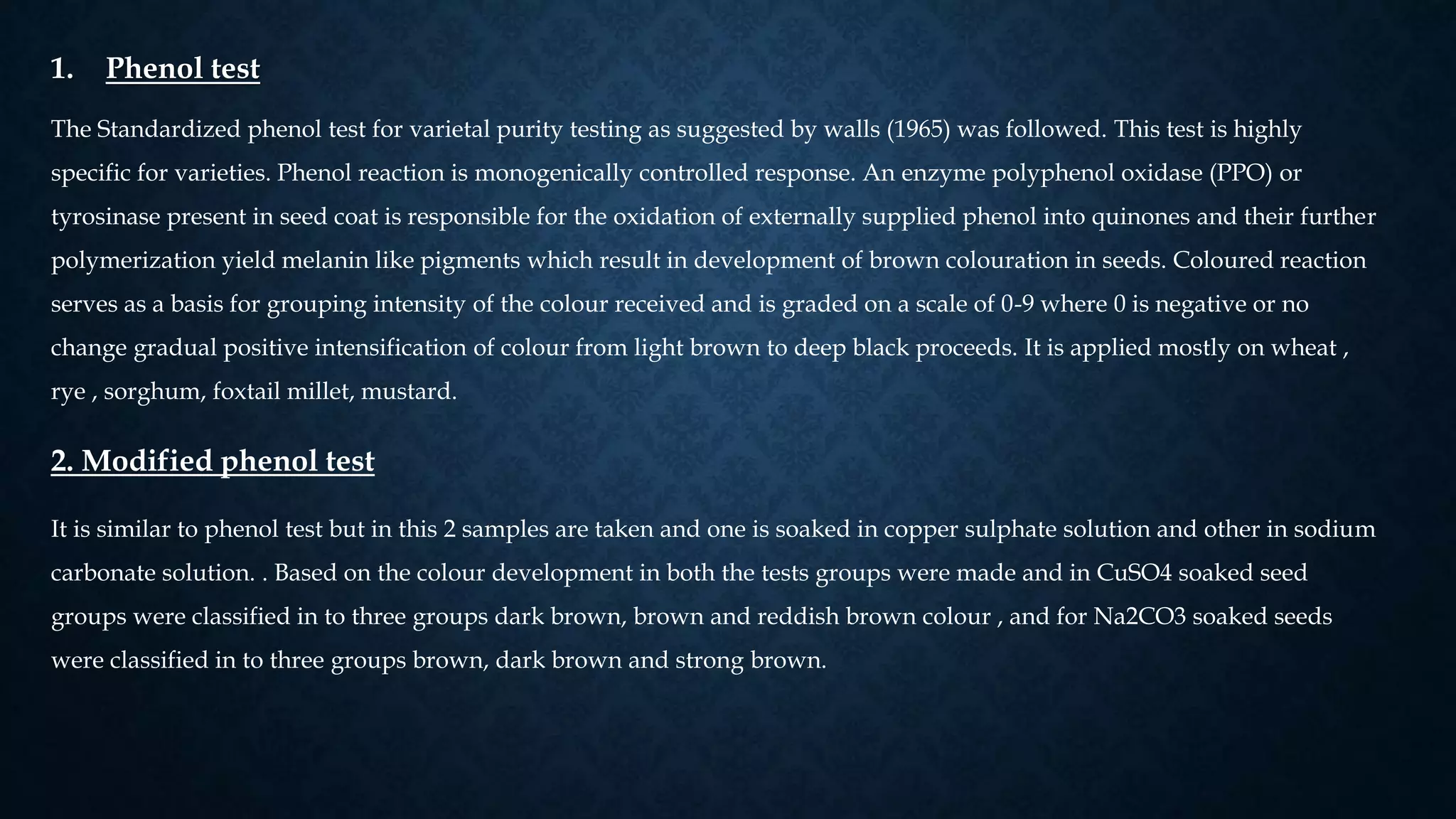 Varietal Identification | PPTX