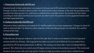 Varietal Identification | PPTX