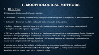 Varietal Identification
