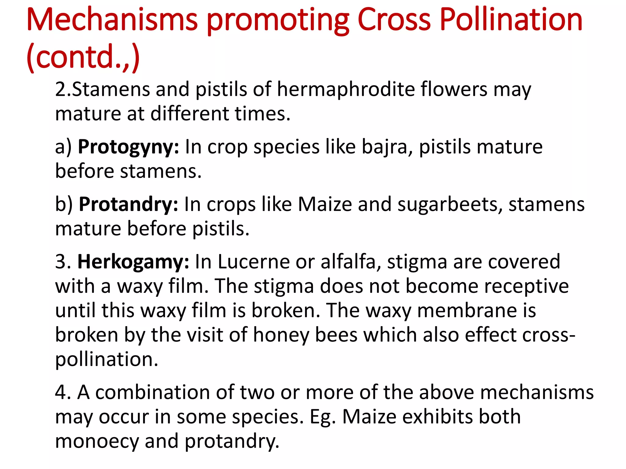 Modes of pollination | PPTX