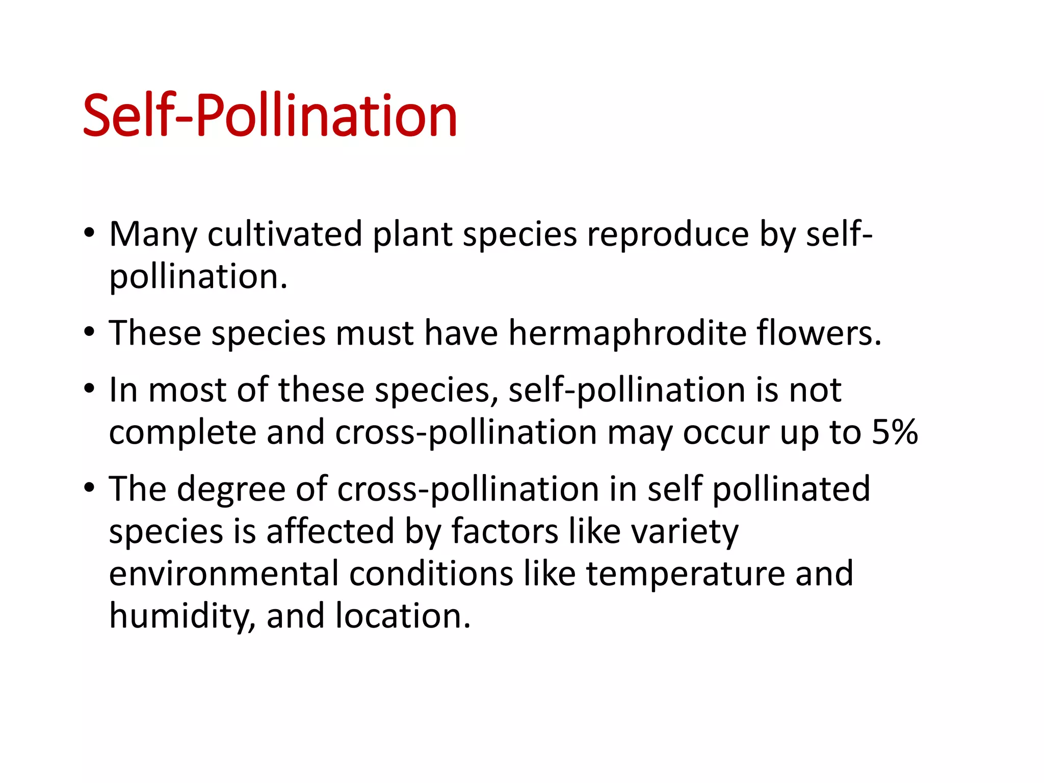 Modes of pollination | PPTX