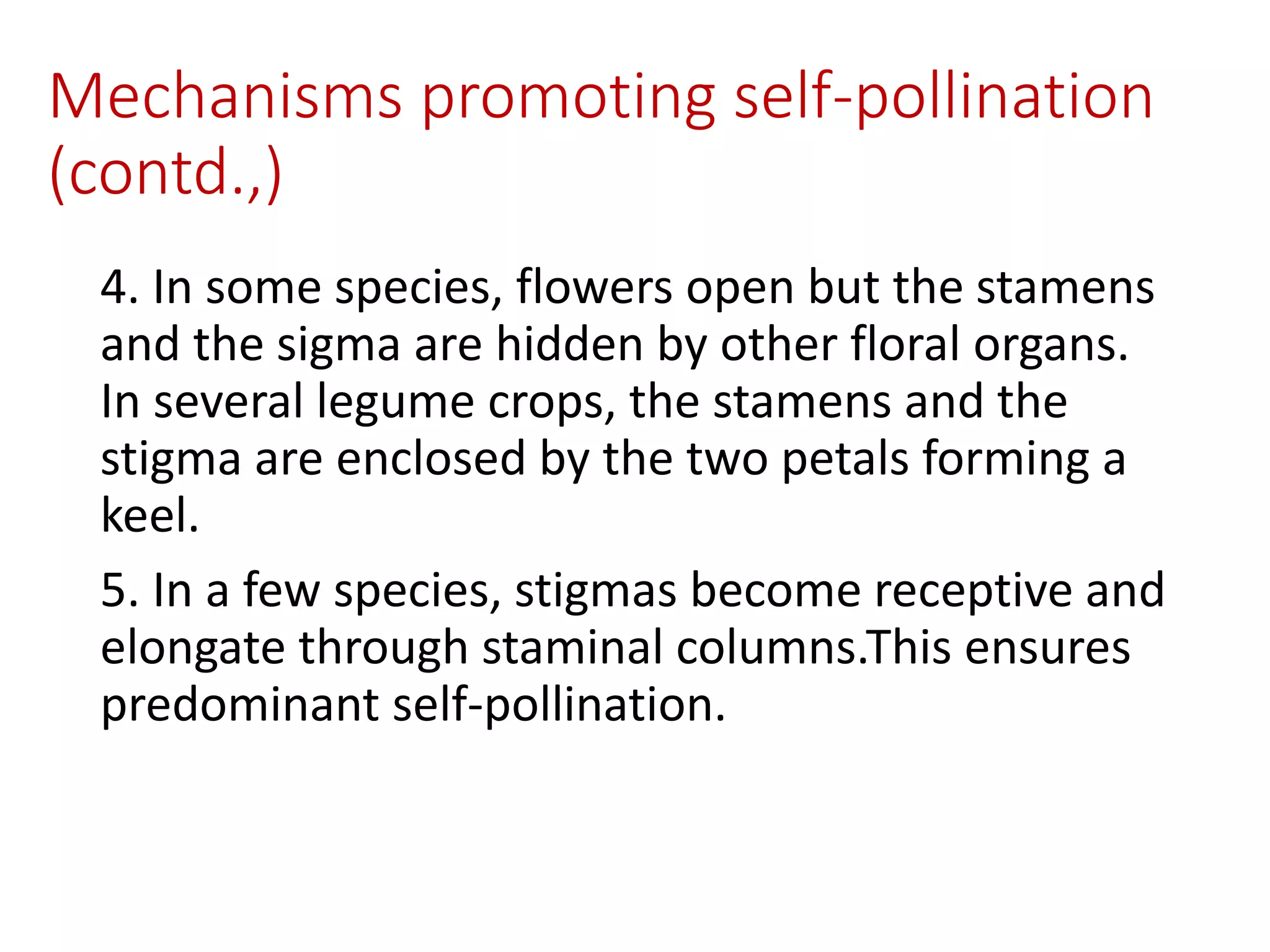 Modes of pollination | PPTX