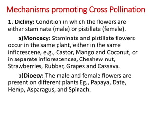 Modes of pollination | PPTX