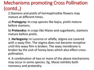 Modes of pollination | PPTX