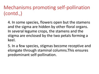 Modes of pollination | PPTX