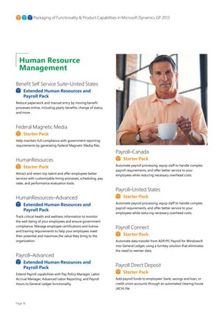 Microsoft Dynamics GP 2013 Capabilities Guide | PDF