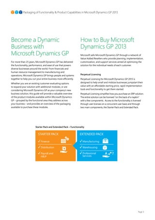 Microsoft Dynamics GP 2013 Capabilities Guide | PDF