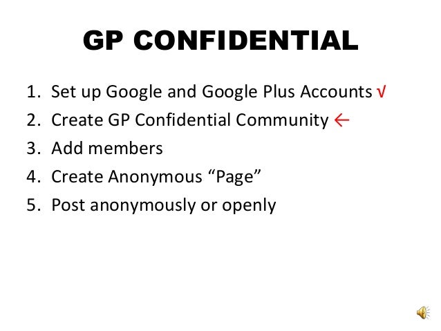 GP Confidential setup guide