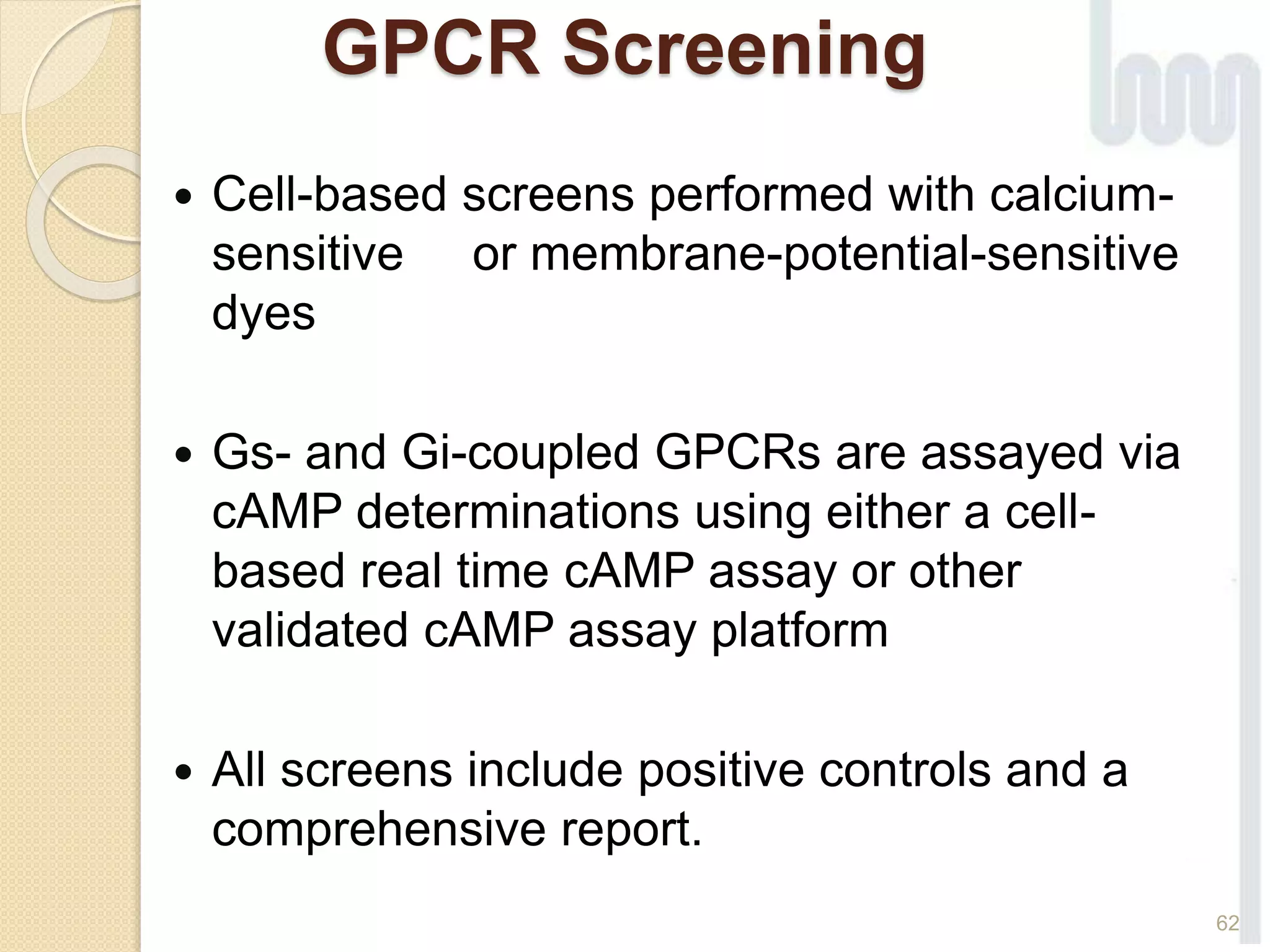 G- Protein Coupled Receptors | PPTX