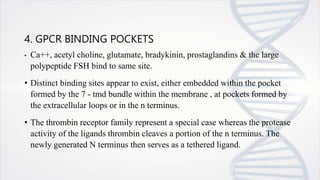 genetic variation in gpcr and its disease due to variation | PPTX