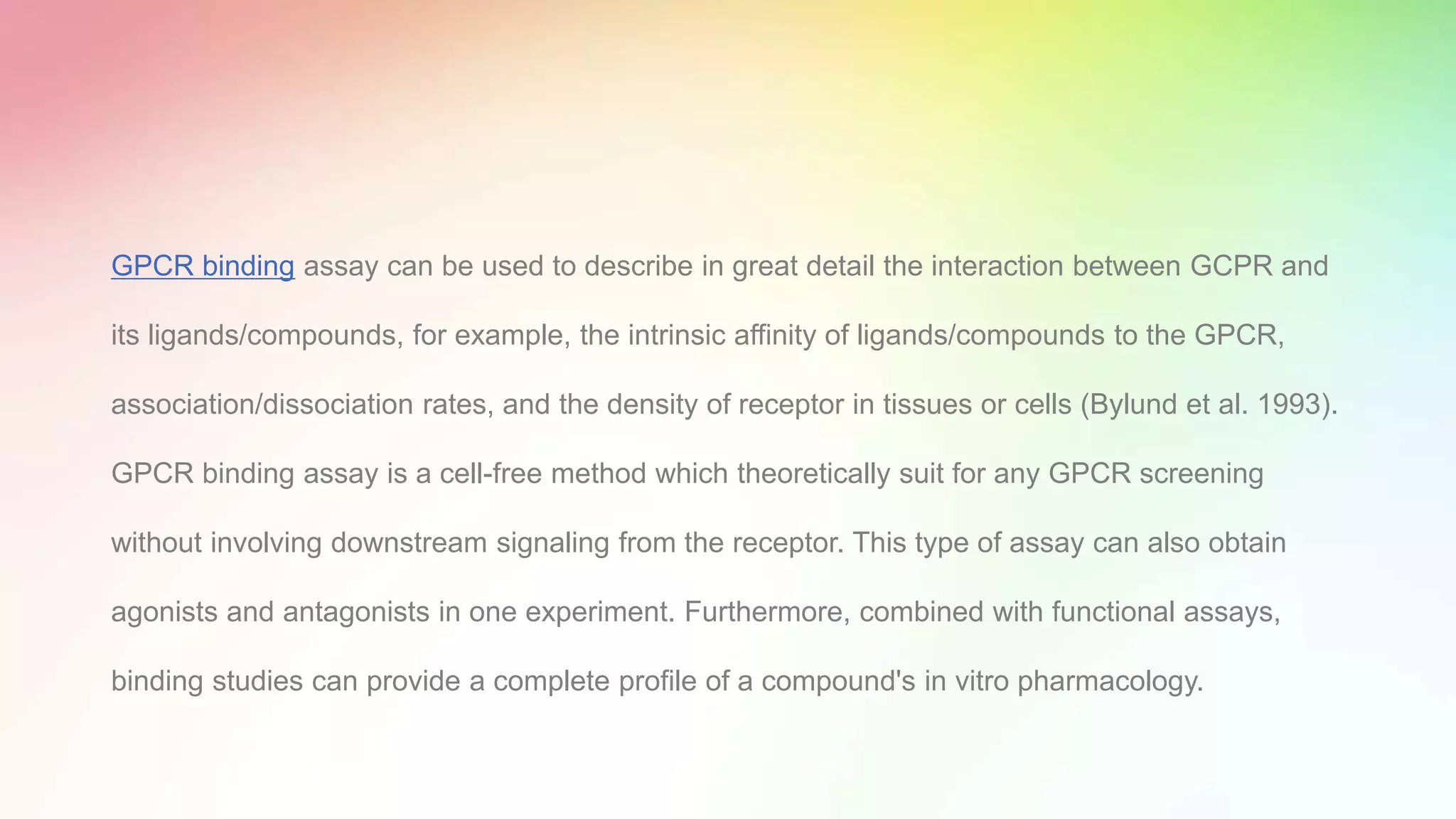 GPCR binding | PPTX