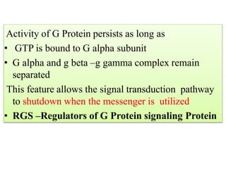 Gpcr in plants | PPTX