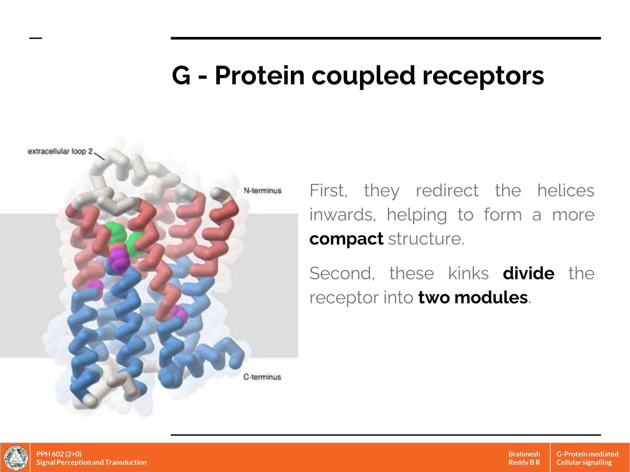 G-protein coupled receptors and crucial roles in cellular signaling | PPT