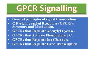 Gpcr signalling | PPTX