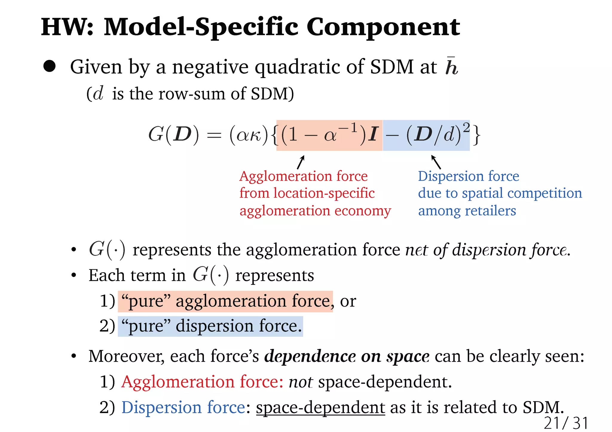 Monocentric and Polycentric Patterns in Spatial Models of Agglomeration ...