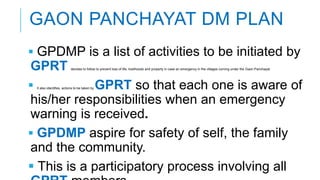 Gram Panchayat Development Plan (GPDP) and Disaster Risk Reduction in ...