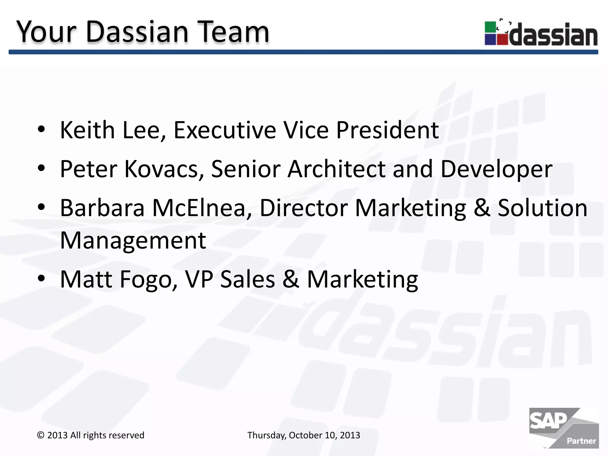 GPD productivity and compliance enablers asug 20131010 | PDF | Business | Business and Finance