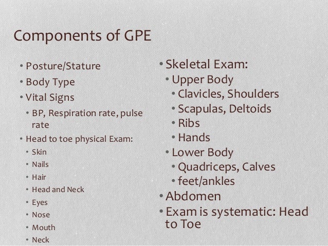 General Physical Examination