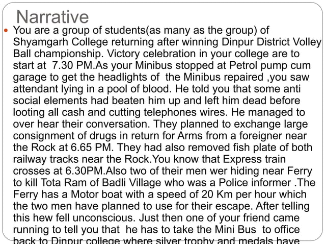 Group Planning Exercise -4 | PPTX