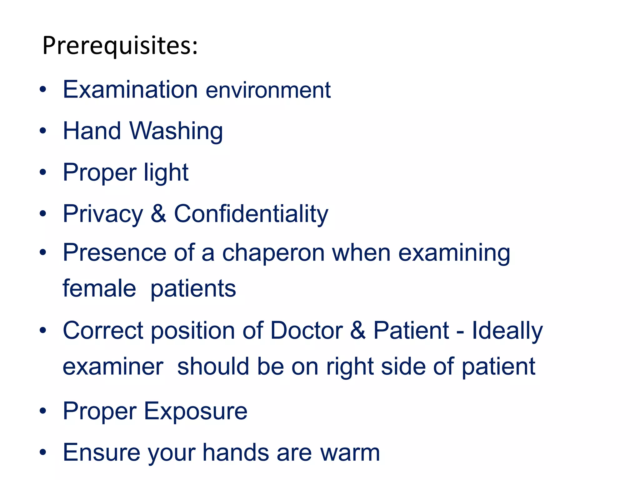 General physical Examination | PPTX