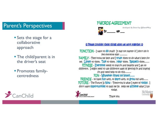 ICF in Practice and F-Words | PPT