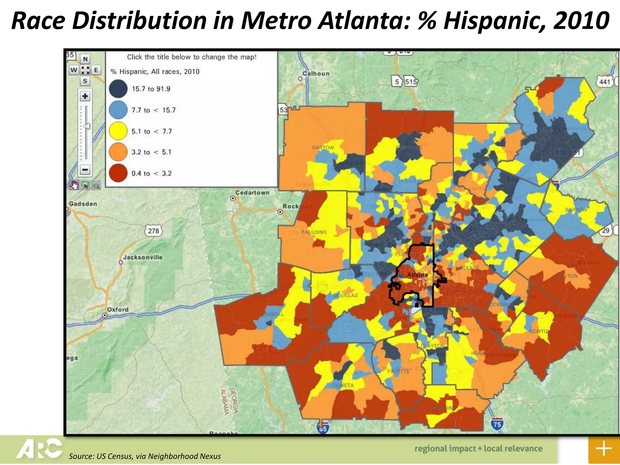 Changing Demographics of Georgia and Metro Atlanta | PDF