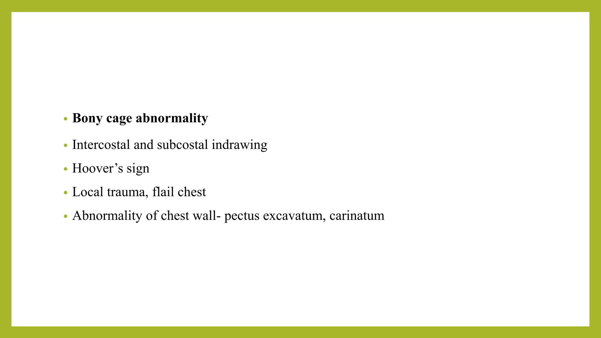 General Physical Examination in Respiratory Diseases | PPTX